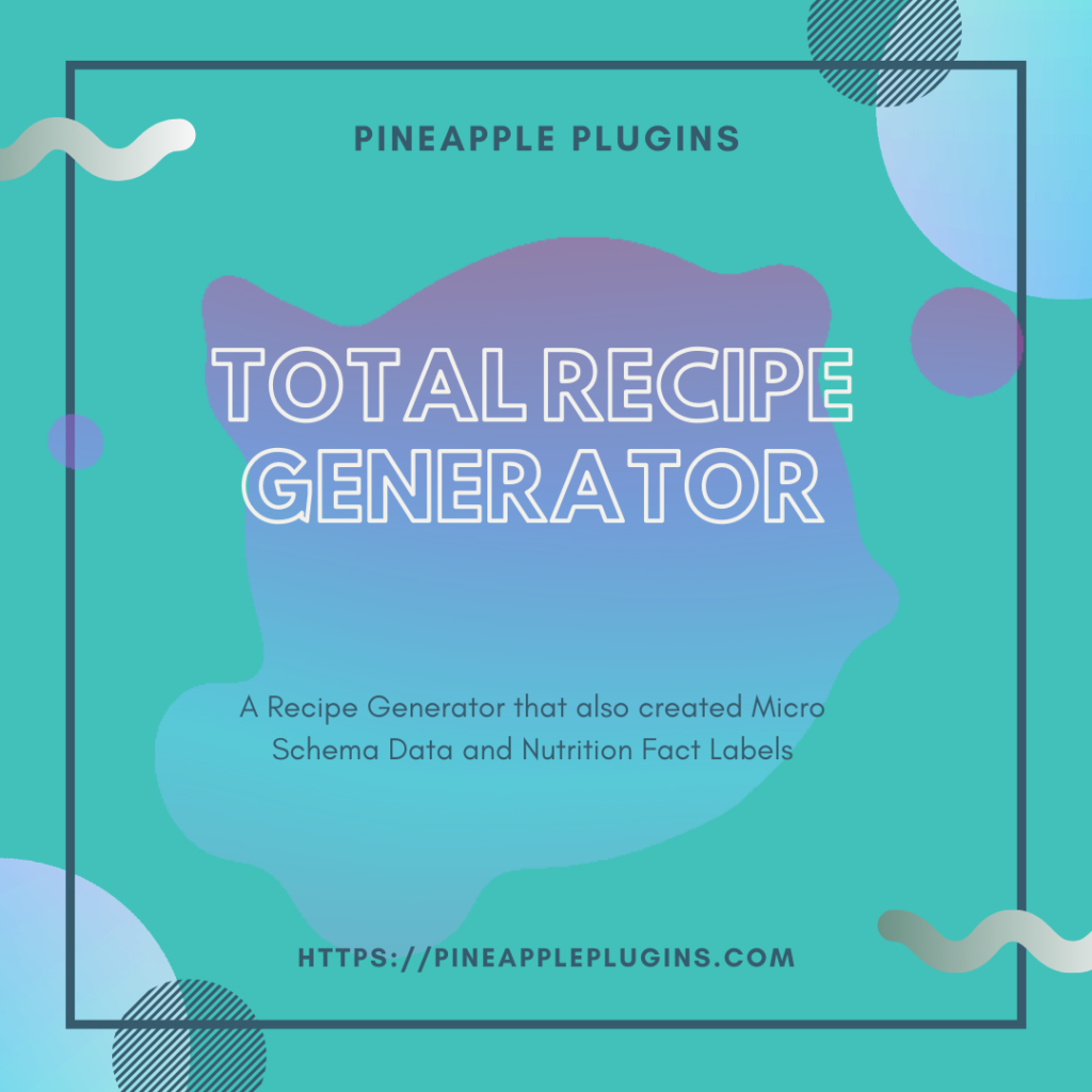 Total Recipe Generator - Pineapple Plugins