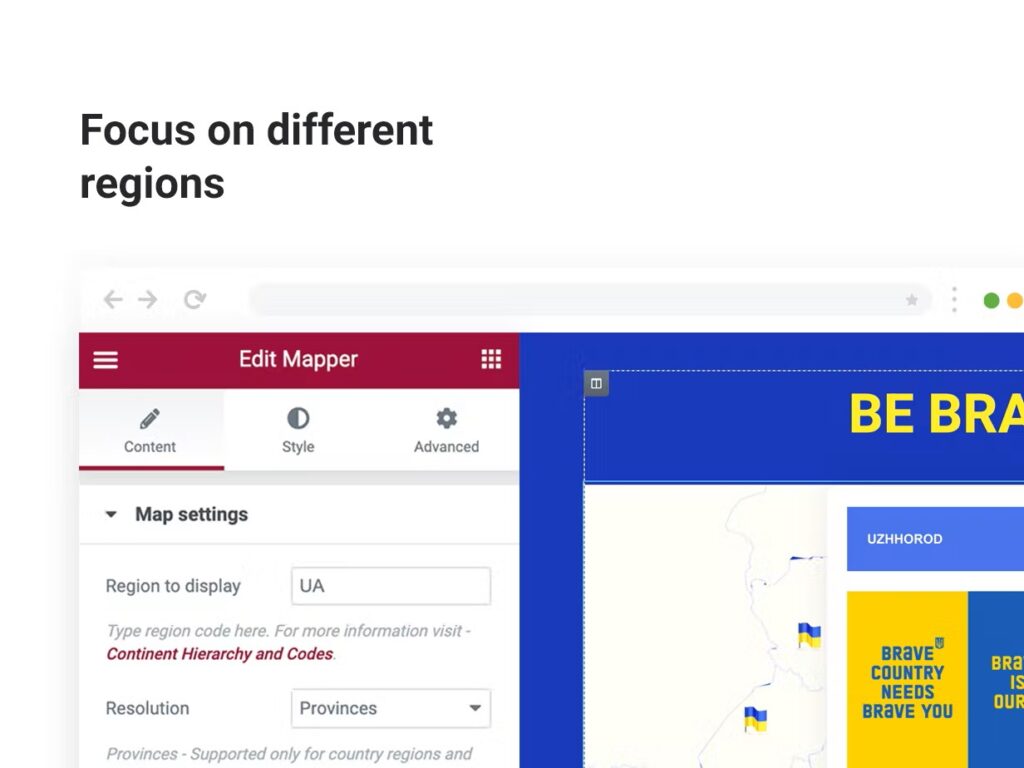 Interactive World Map for Elementor - Pineapple Plugins