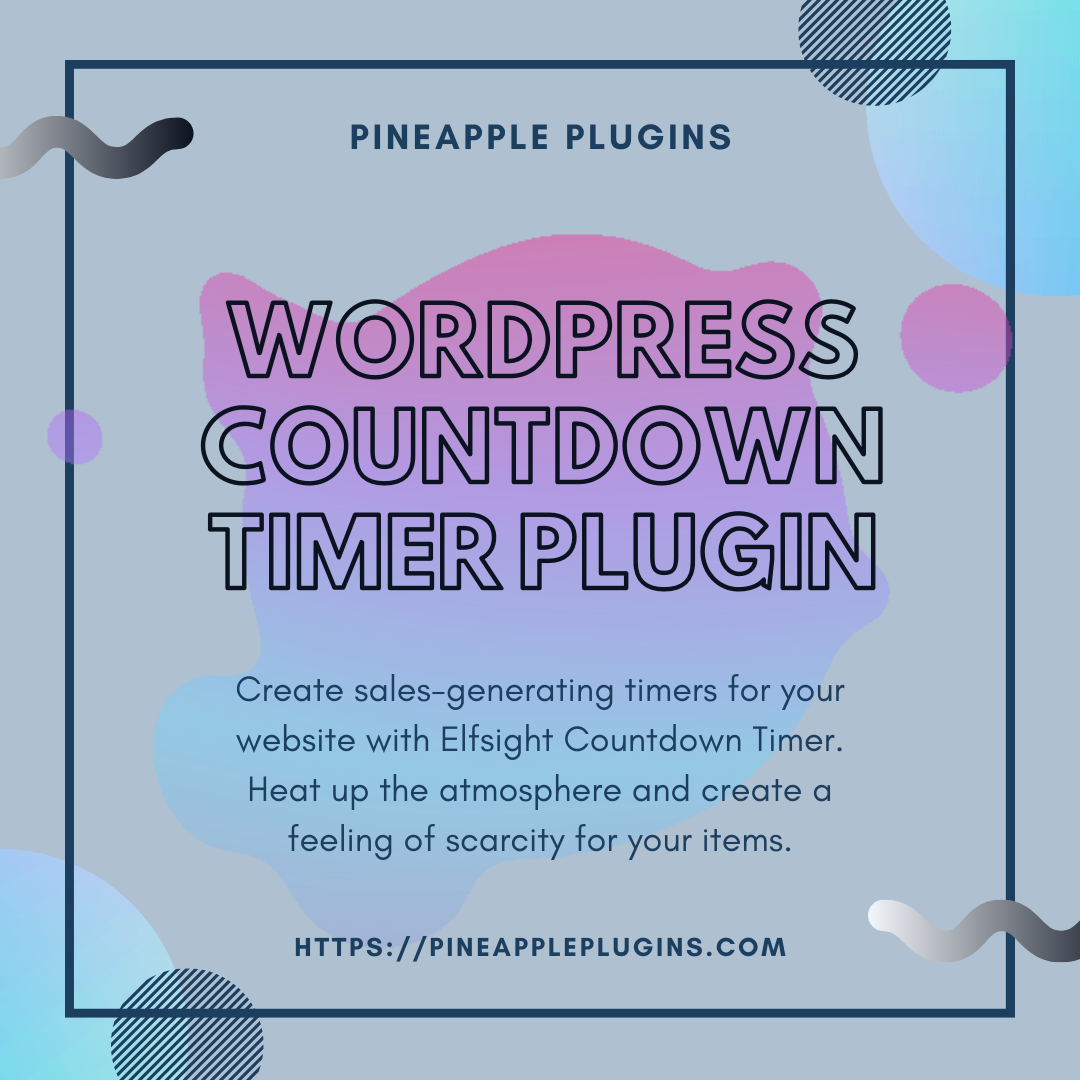 WordPress Countdown Timer Plugin - Pineapple Plugins WordPress Countdown Timer Plugin - Pineapple Plugins